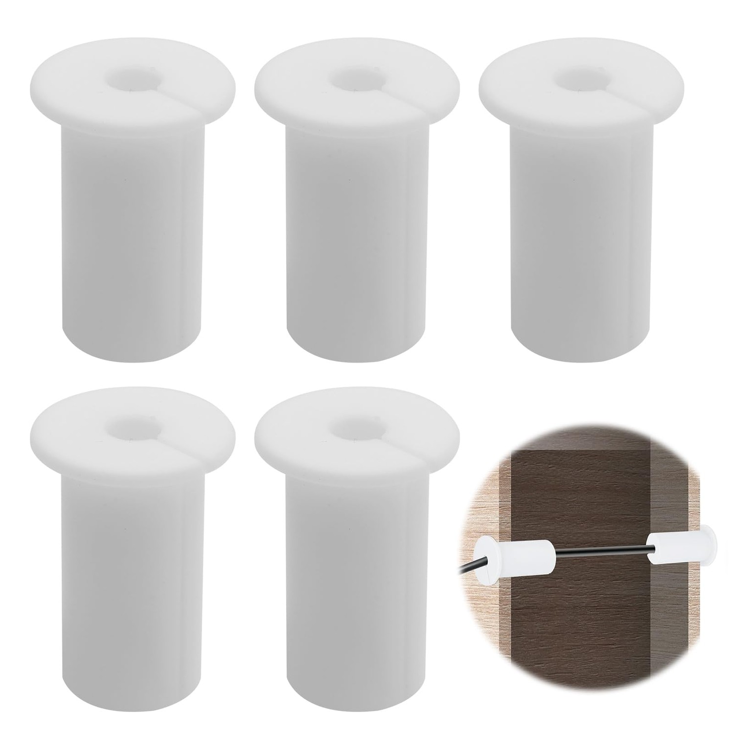 Pack of 5 Wall Feed-Through for Starlink, for 2.54 cm Wall Hole, Wall ...