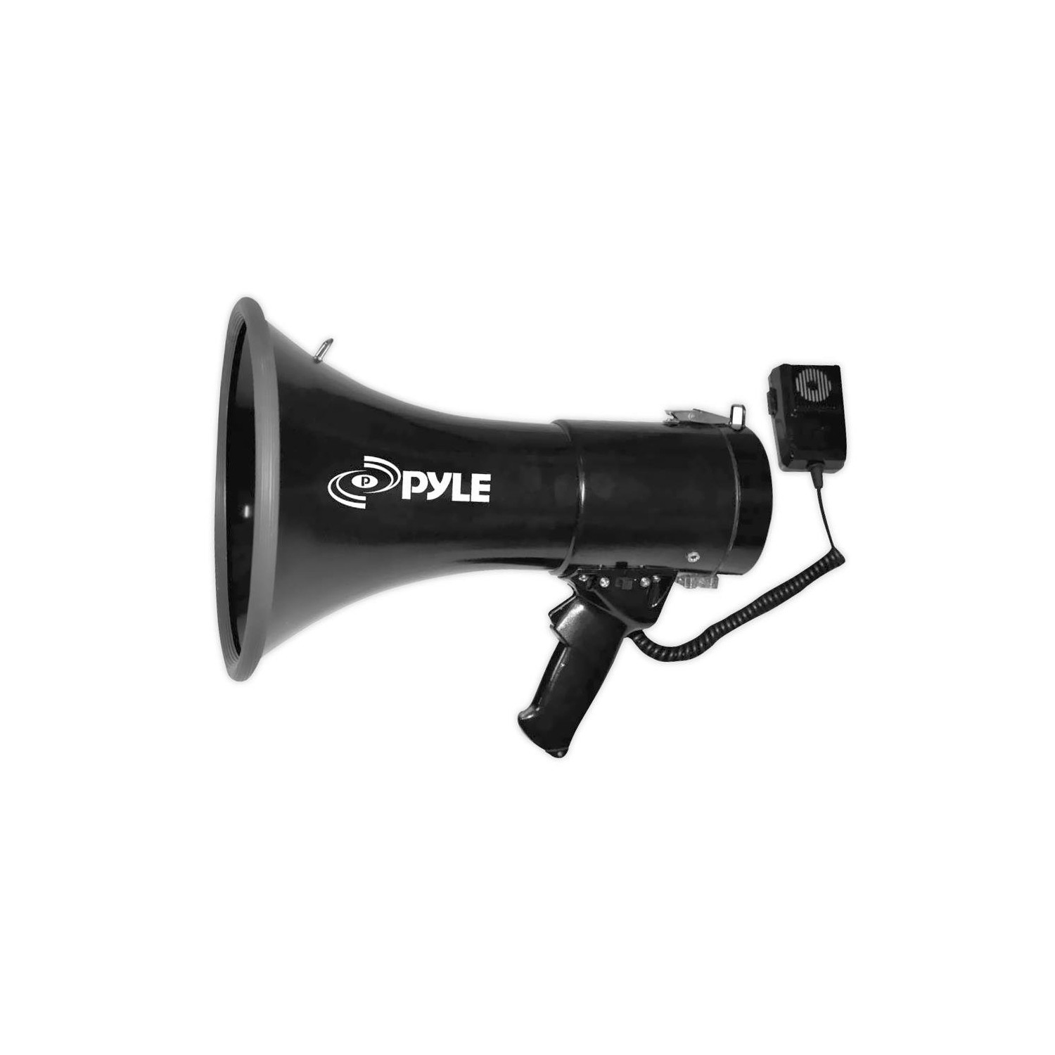 Pyle Megaphone Speaker PA Bullhorn with Built-in Siren 50 Watts ...