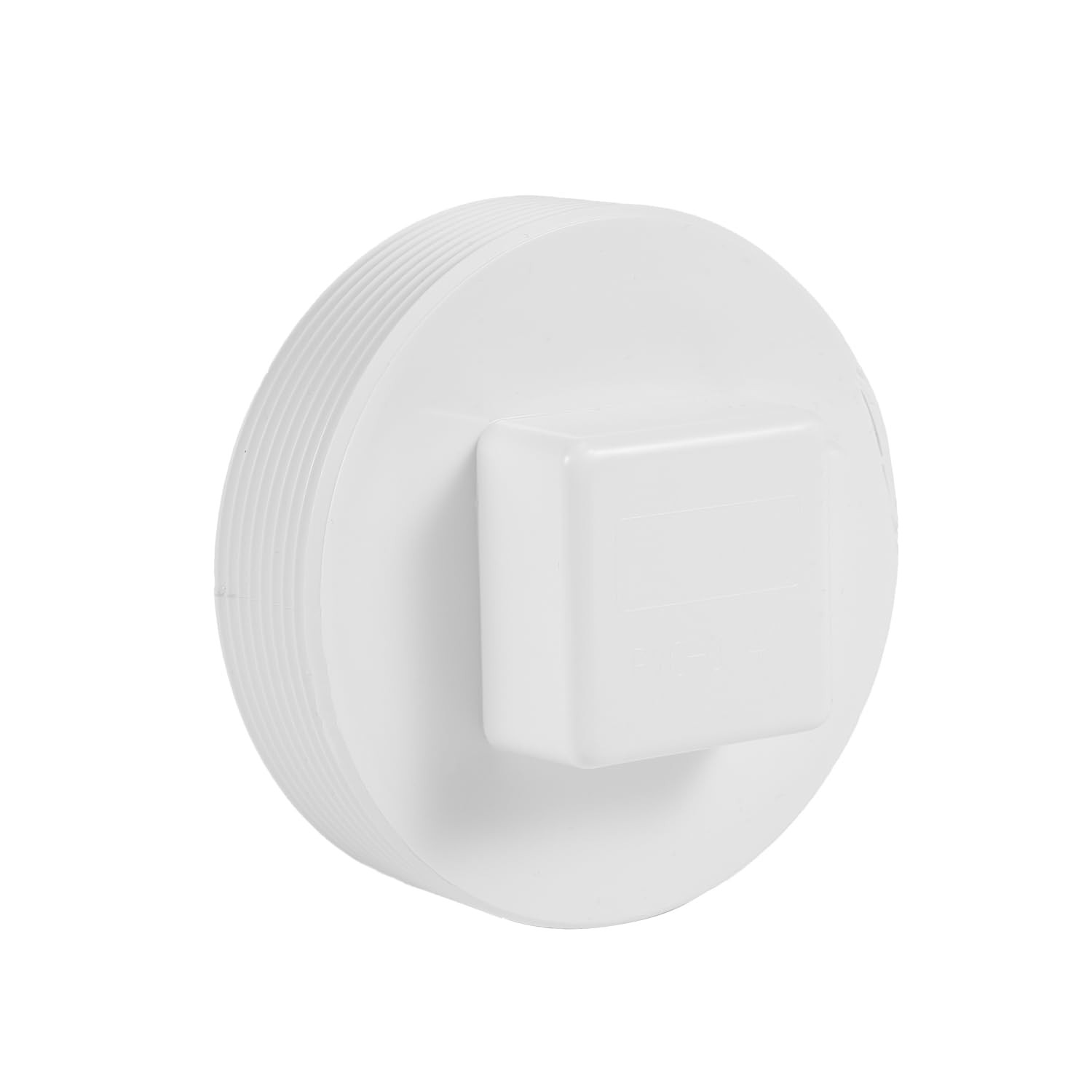 PVC Cleanout Plug, 6" Inch NPT Male Threaded Flush Sewer Cleanout Cap ...