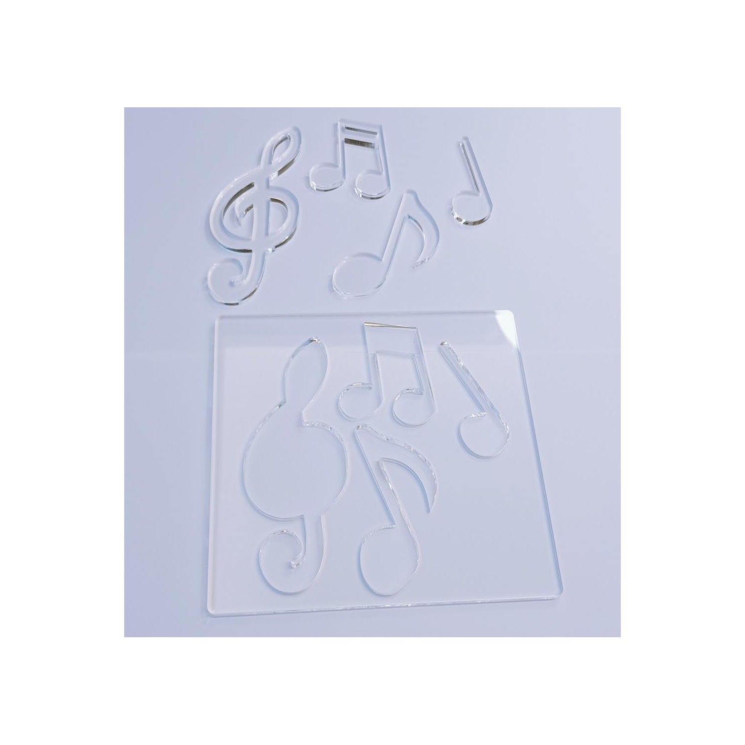 Music Notes Router Templates,Clear Acrylic Musical Router Inlay ...