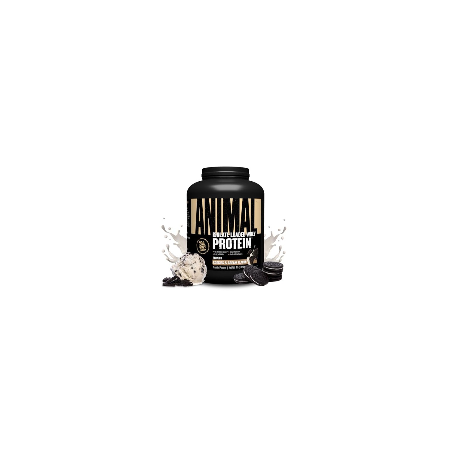 Animal Animal Whey Isolate Protein Powder - Loaded for Pre & Post ...