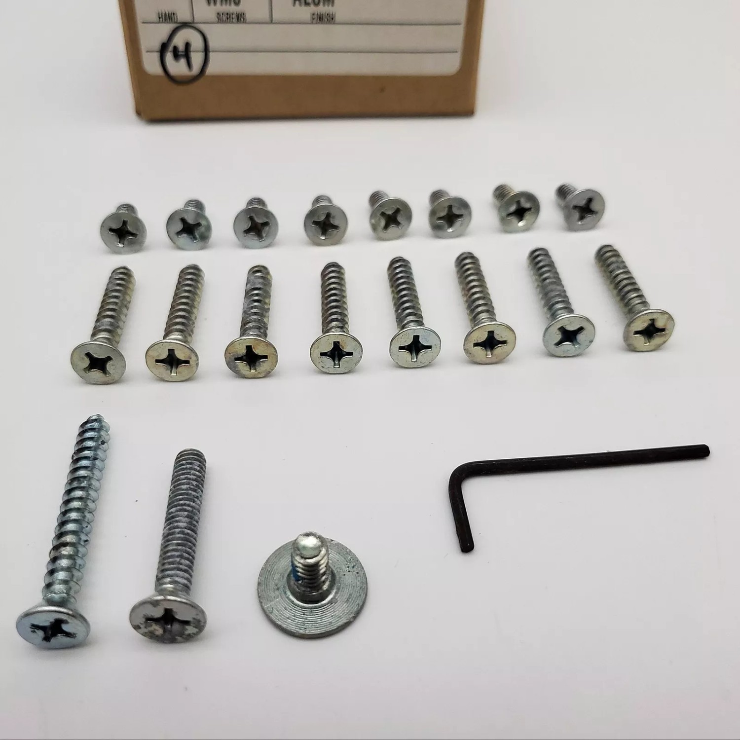 LCN 4130 Door Closer Screw Kit WMS Aluminum Finish for Smothee Series ...