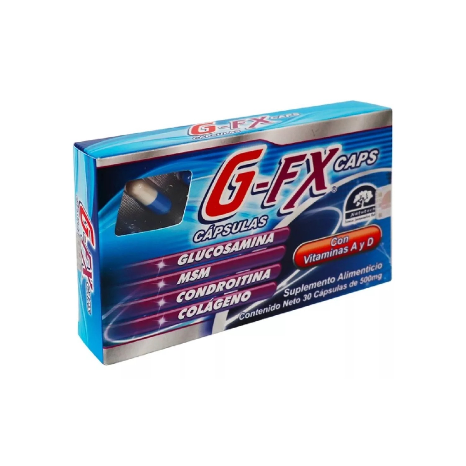 G-fx Caps Caja Con 60 Capsulas De 50mg Sabor Sin Sabor - ibspot.com