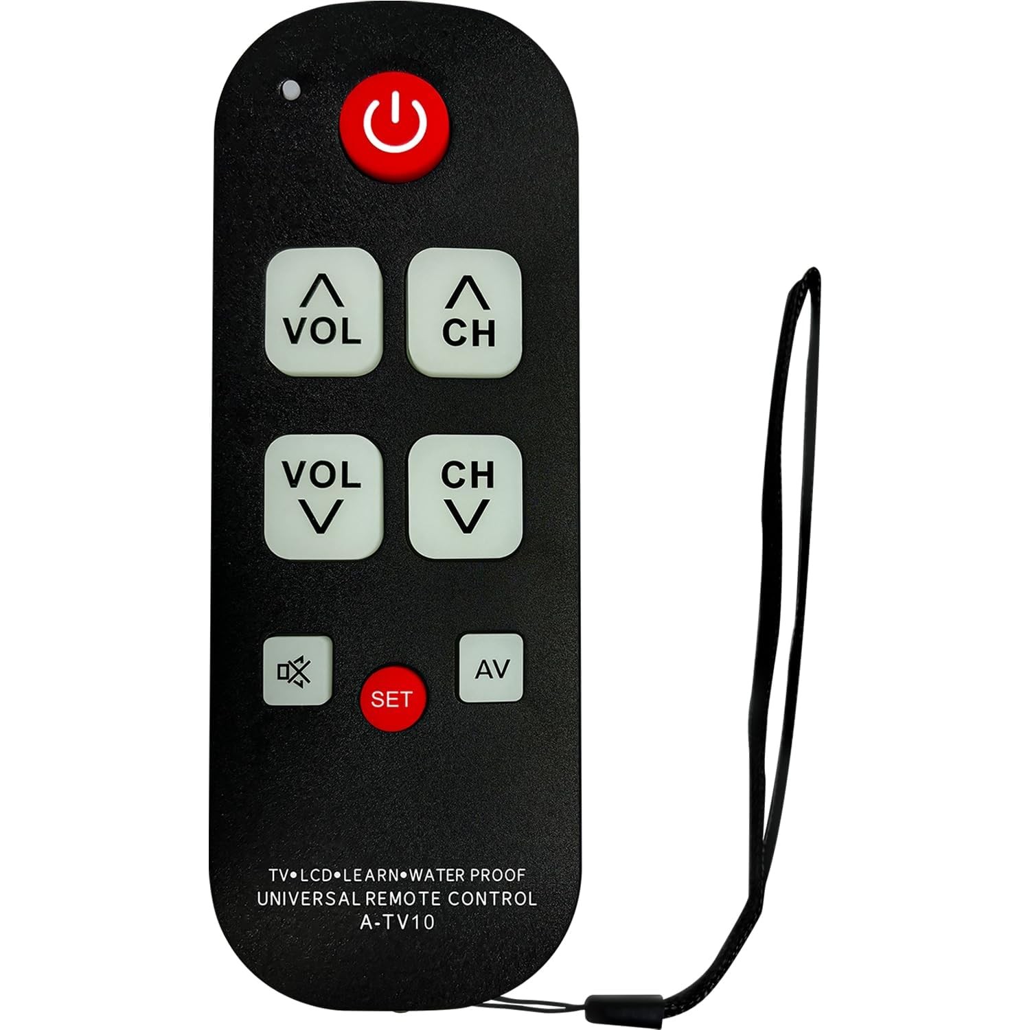 Universal TV Remote for Seniors with Big Buttons, Simple Learning ...