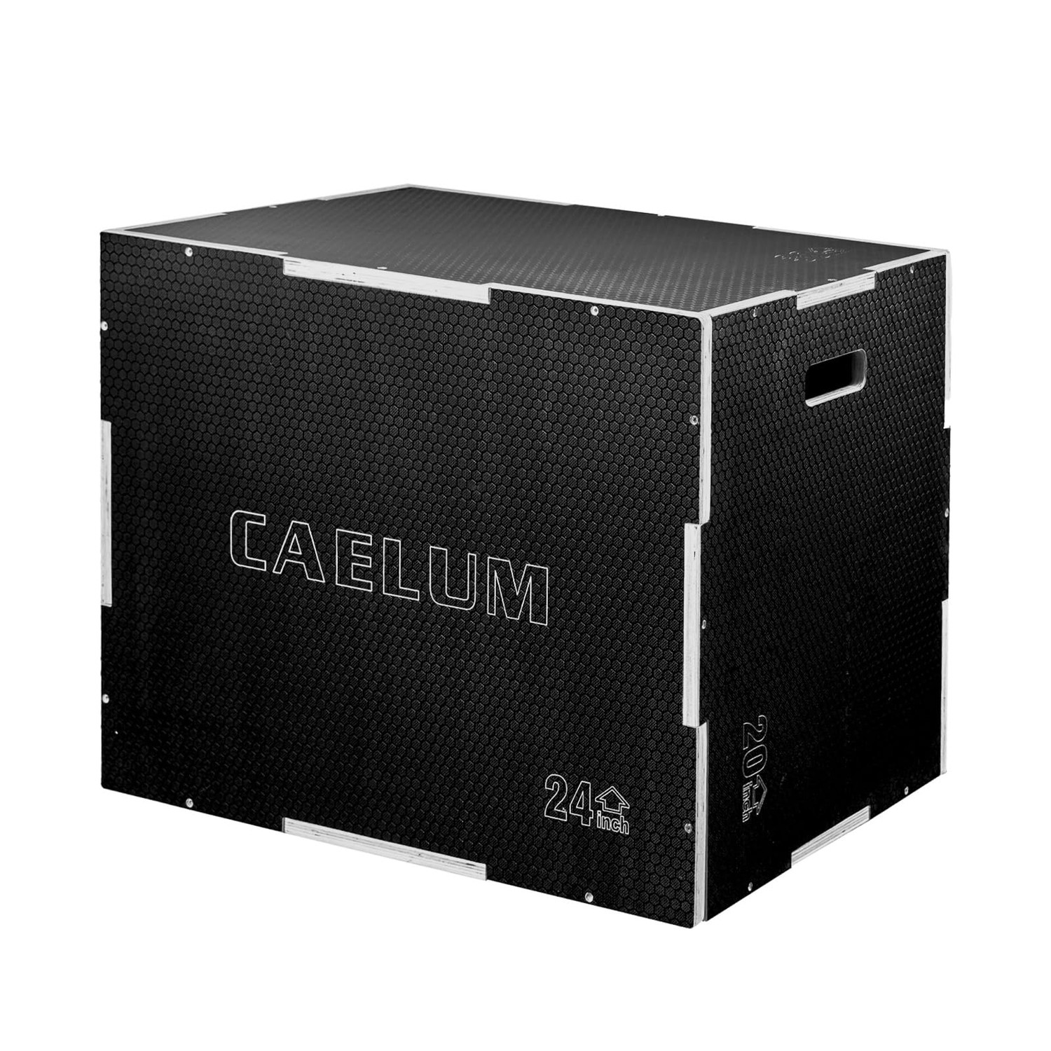 CAELUM 3-in-1 Wood Plyo Box - Non-Slip Plyometric Jump Box for Home ...
