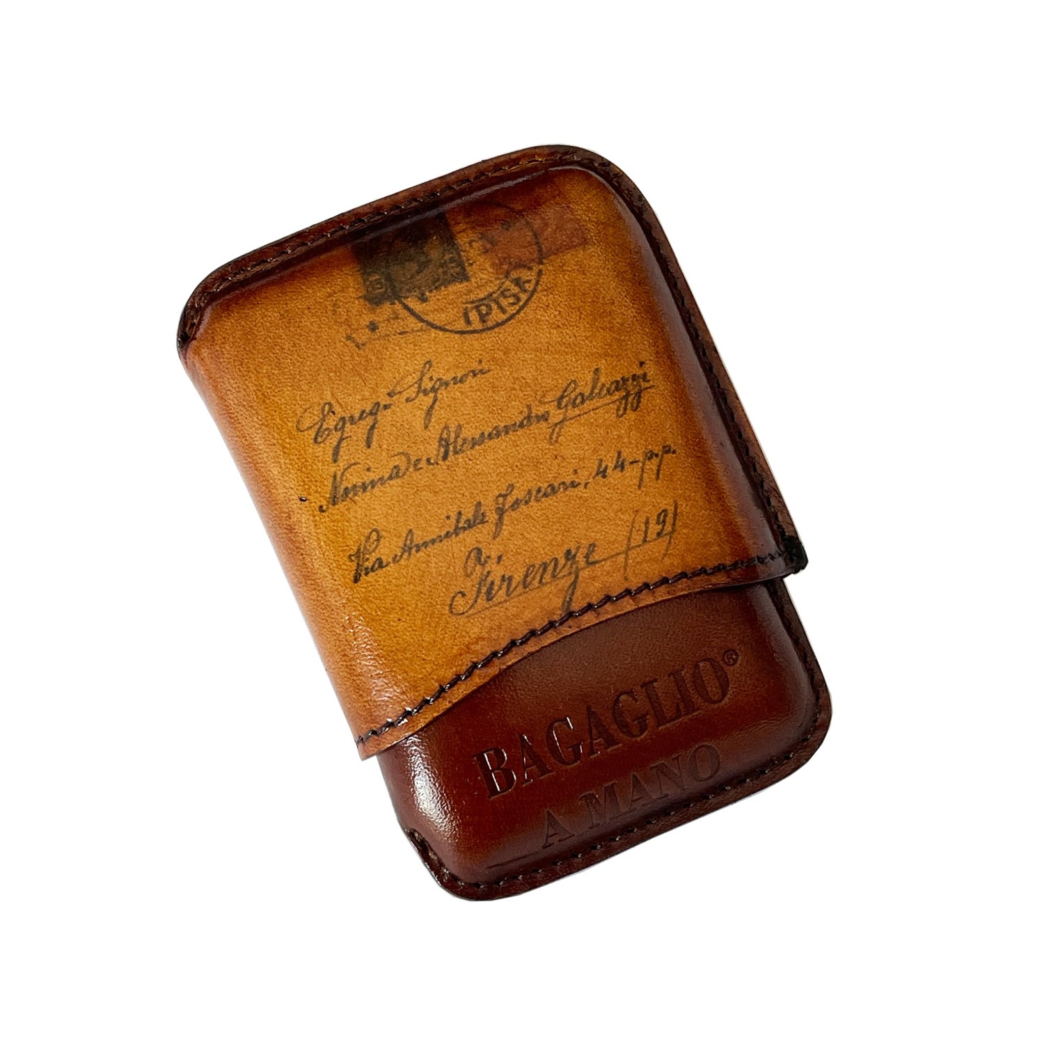 Cigar Cases for 1-4 Half Cigar - Genuine Leather Vegetable-Tanned ...