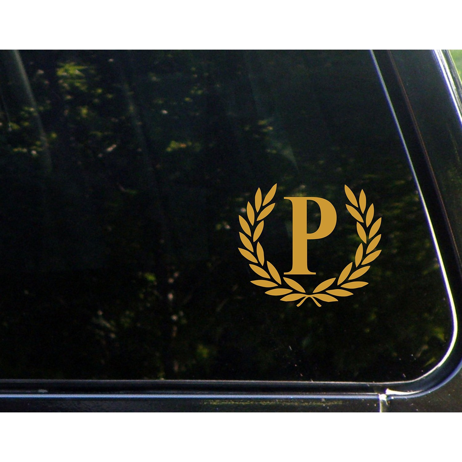 Sweet Tea Decals Letter P (Gold), Small Size, Decorative Monogram - 4-1 ...