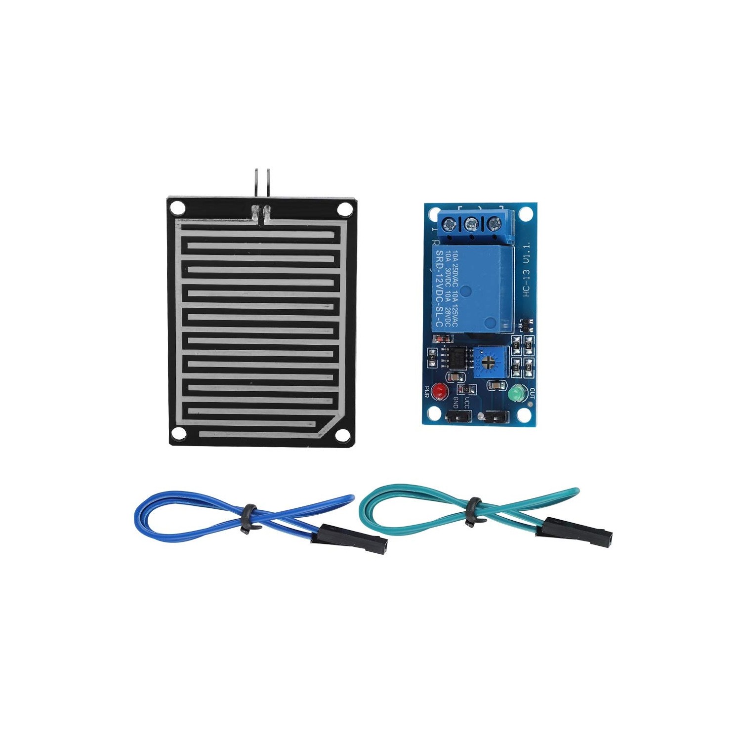 Rain water sensor module,12V Rain Water Raindrops Detection Sensor ...
