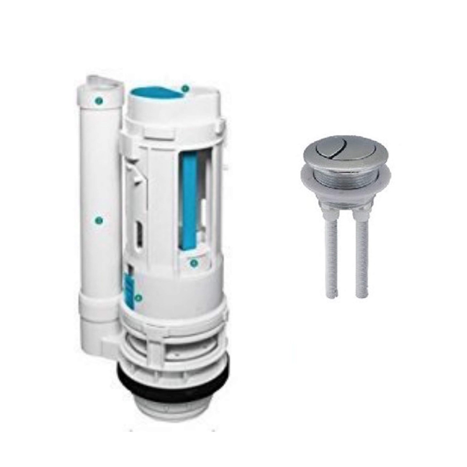 Housler ® Adjustable Height Universal (2 and1.5 inch Adaptor) Dual ...