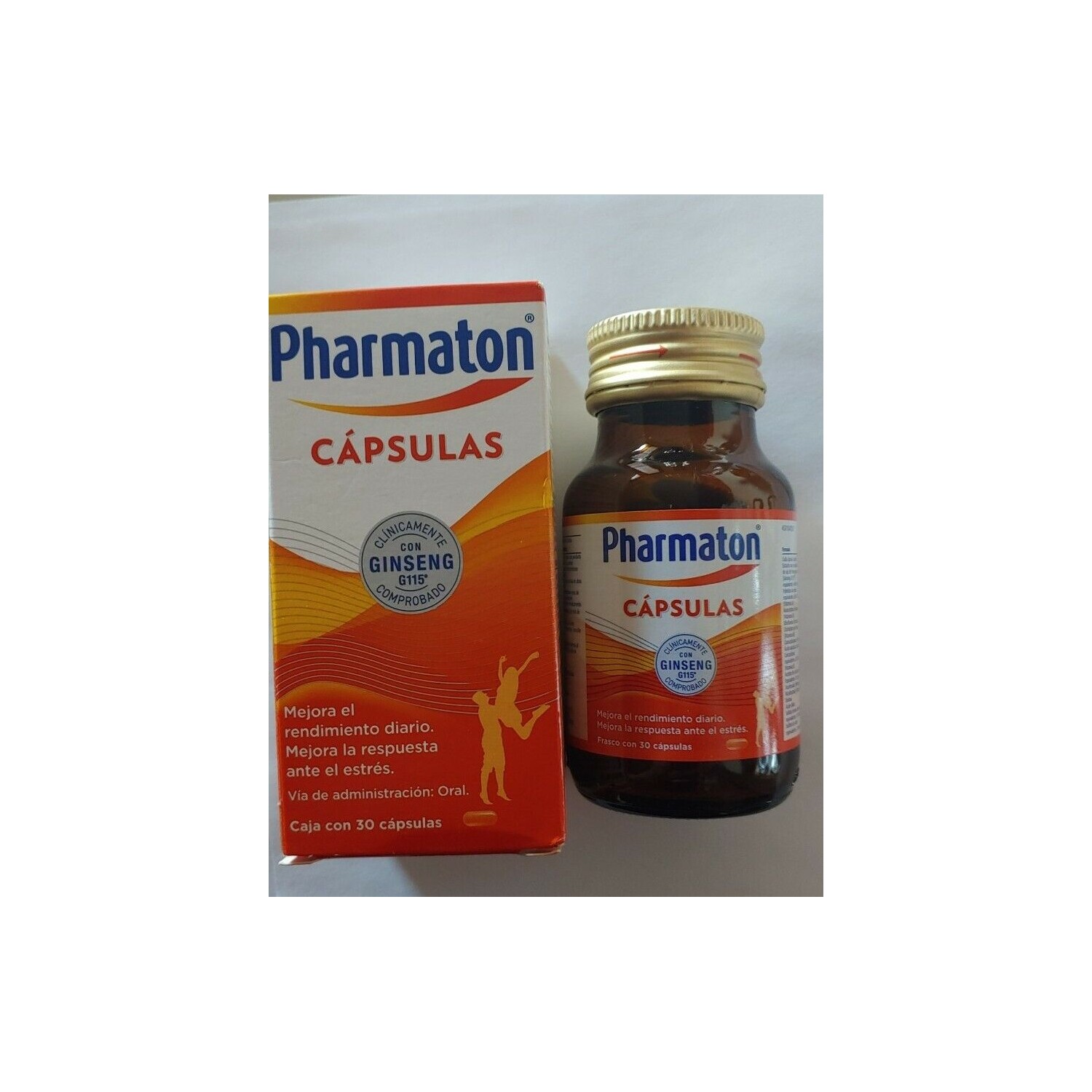 Pharmaton with ginseng G115 30 capsules/Pharmaton con ginseng G115 30 ...