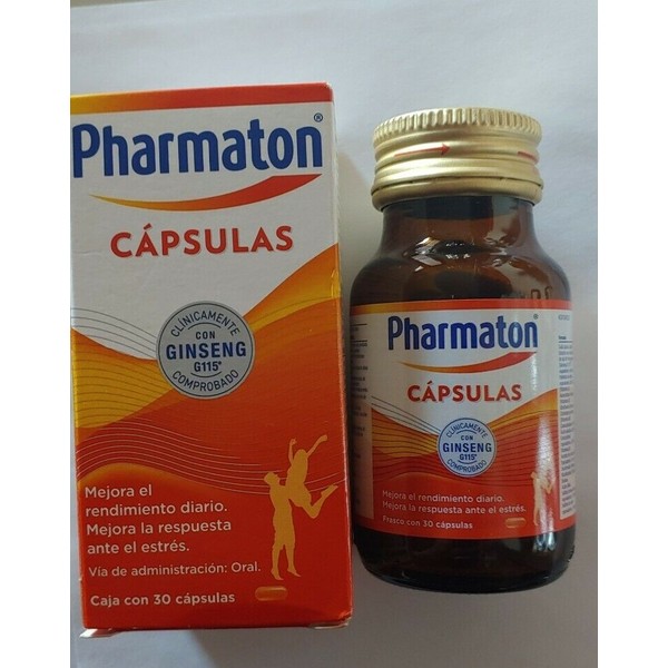 Pharmaton with ginseng G115 30 capsules/Pharmaton con ginseng G115 30 cápsulas - ibspot.com