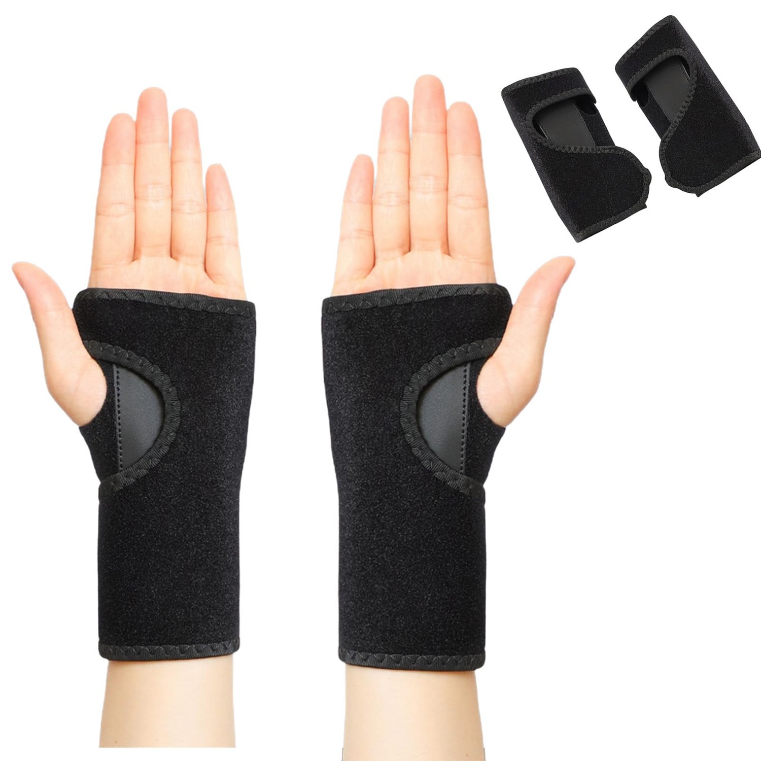 Wrist Widget, 1 Pair Wrist Strap, Wrist Splint with Adjustable ...