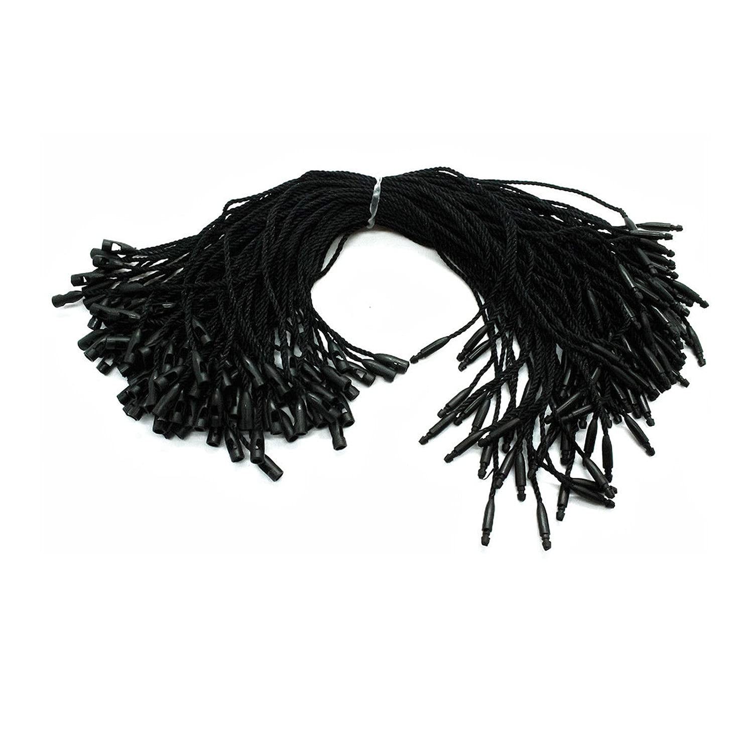 Trimming Shop Set of 1000 Pieces Black Nylon String Hang Tags - Snap ...