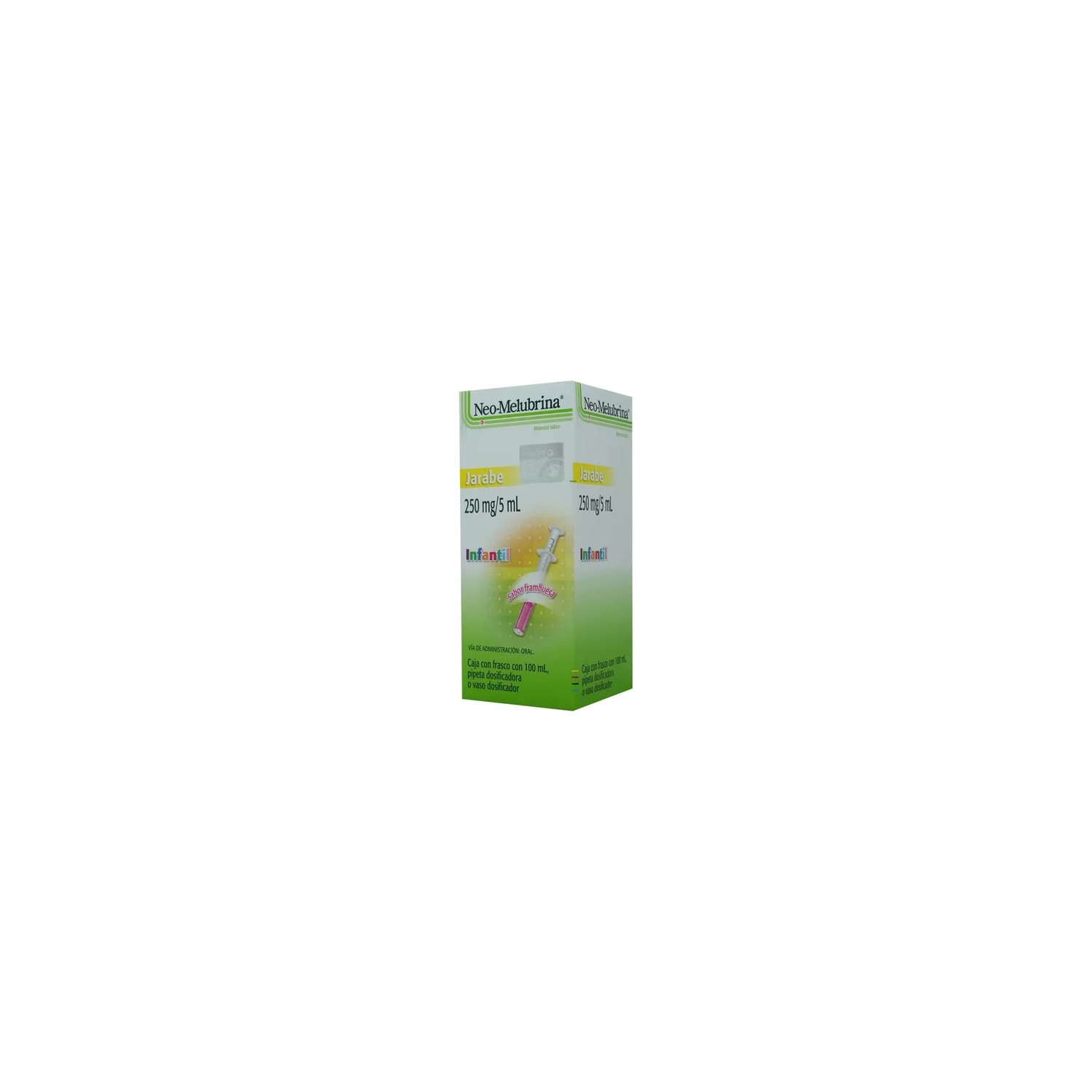 Neo-Melubrina Jarabe Infantil Sabor Frambuesa Frasco con 100 ml ...