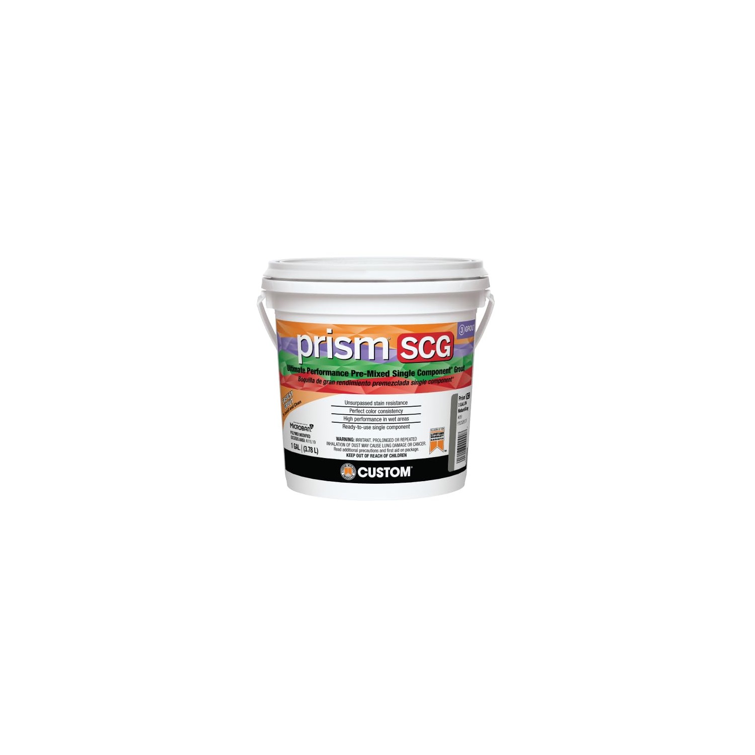 Custom Building Products Prism SCG Pre-Mix Grout - 1 Gallon (#382 Bone ...