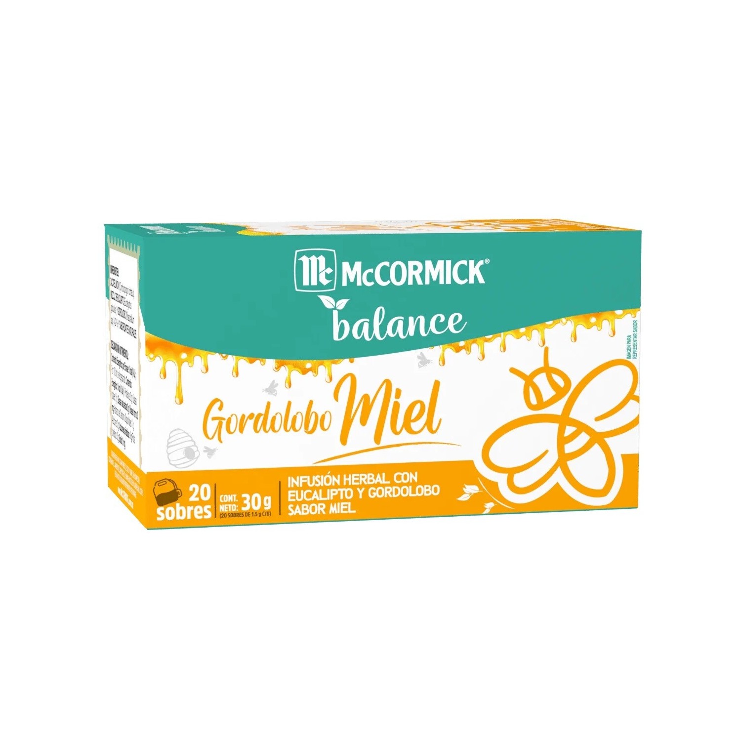 McCORMICK MULLEIN LEAF TEA (HONEY FLAVOR) - TE DE GORDOLOBO SABOR MIEL ...