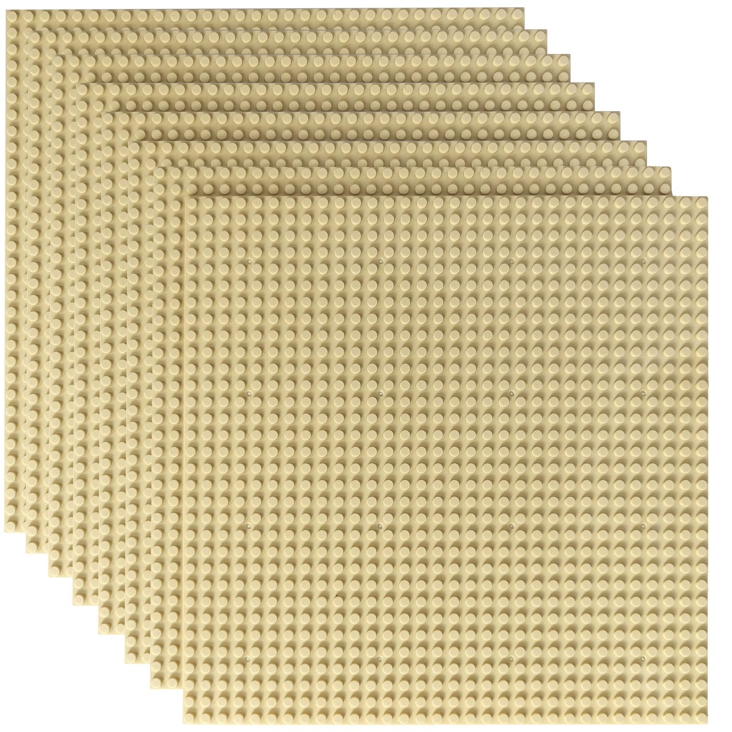 HUIZDQ Pack of 8 Classic Base Plates for Building Blocks, 100% ...