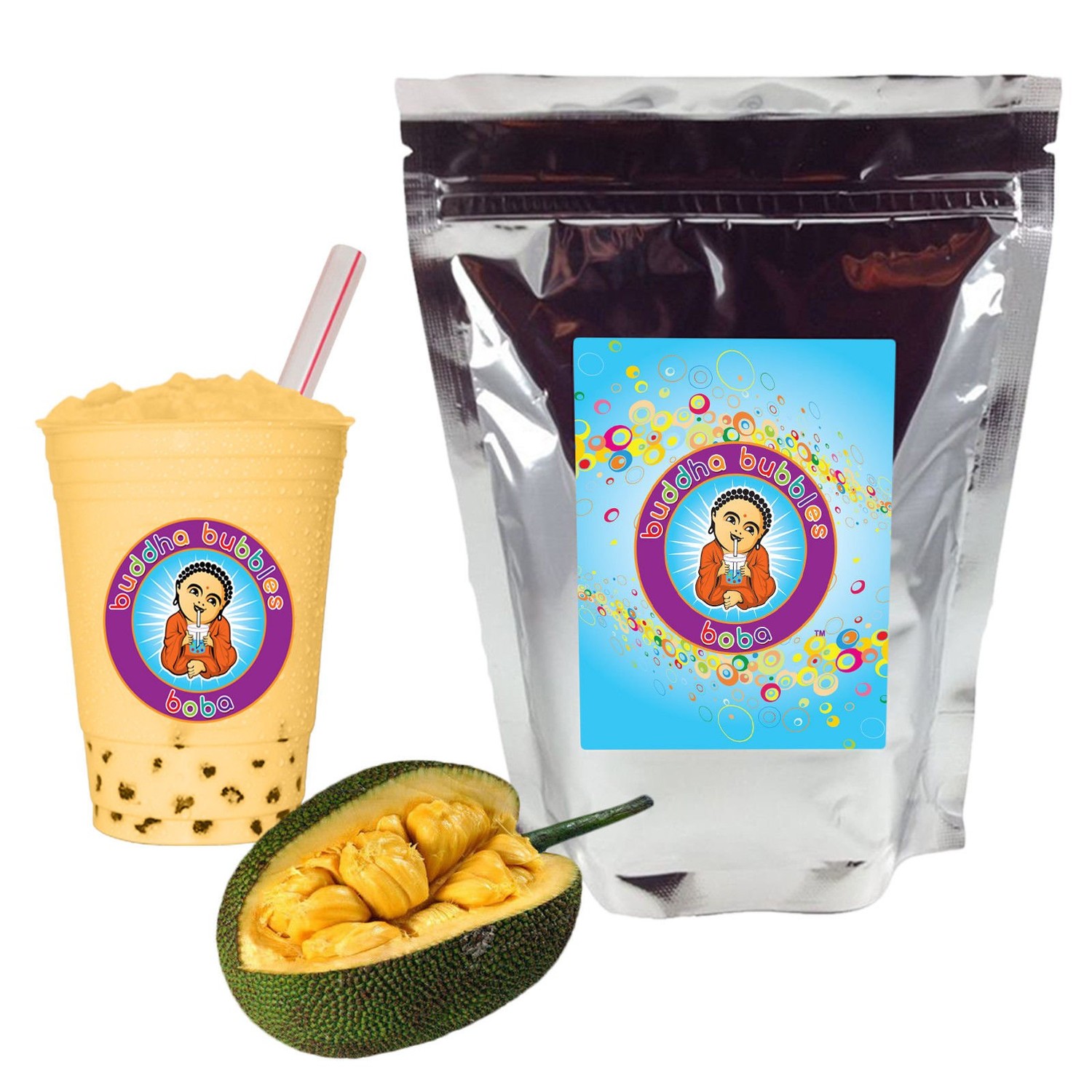 Jackfruit Boba / Bubble Tea Drink Mix Powder By Buddha Bubbles Boba 1 ...