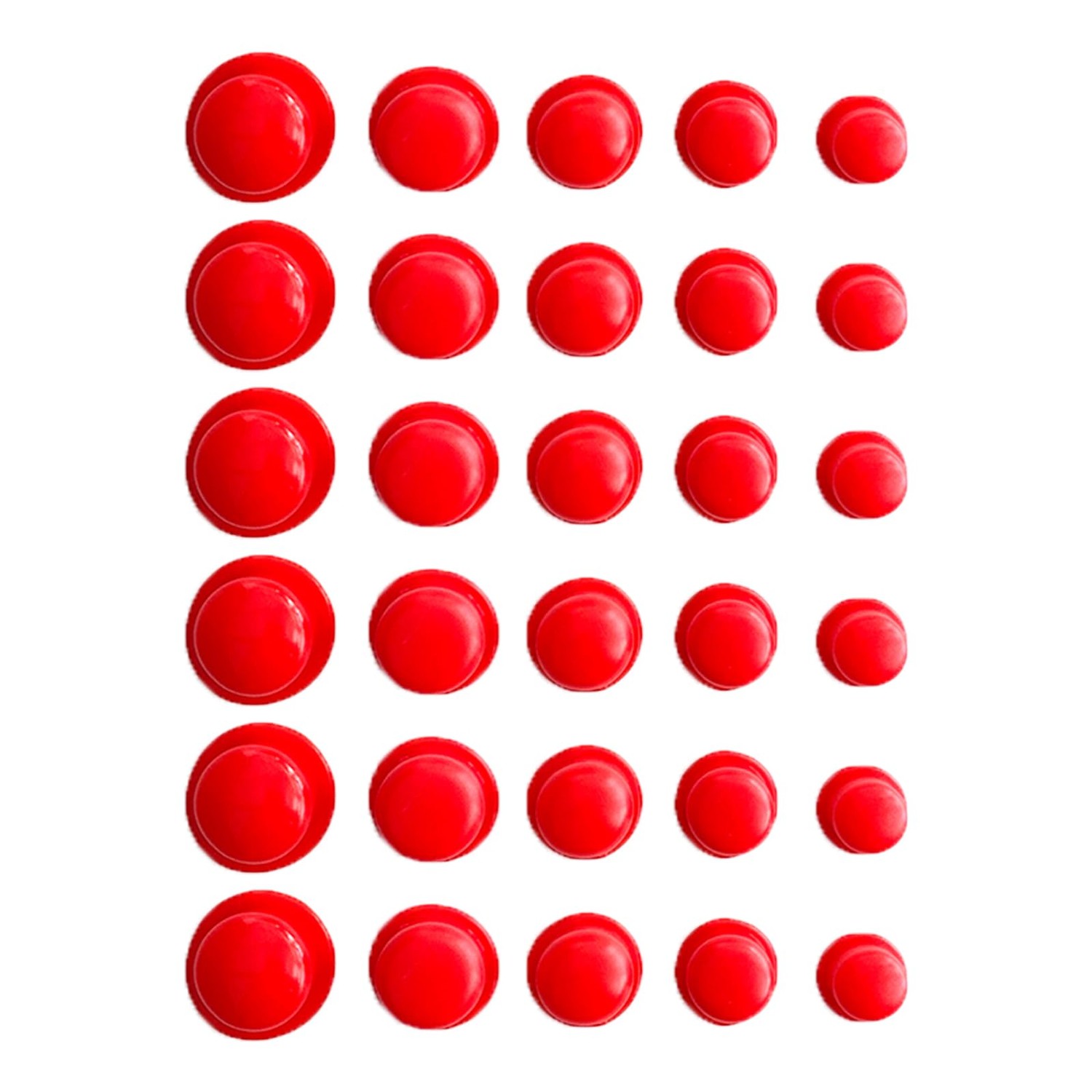 HLIWS Rubber Bung - 30 Pcs，5 Sizes rubber end caps, Round Rubber Plugs ...