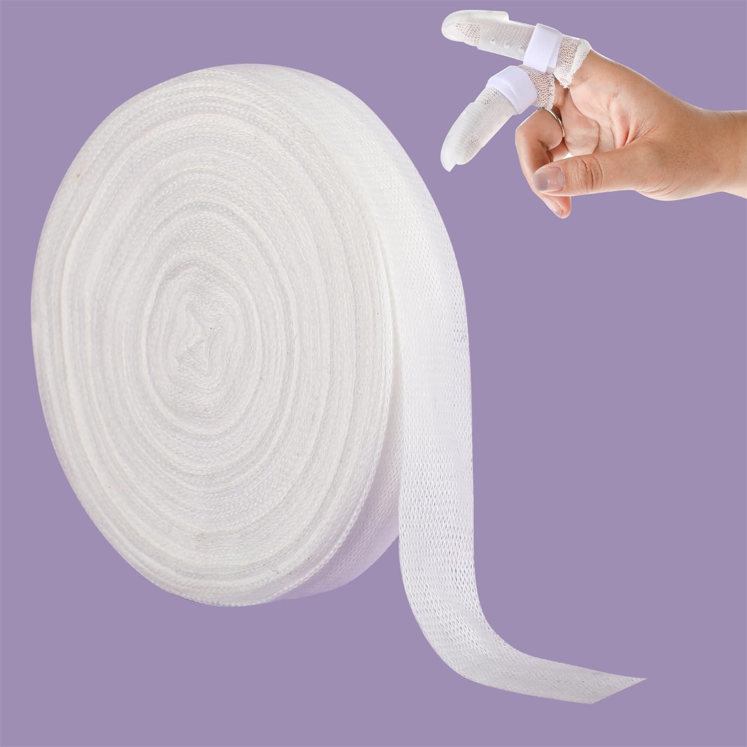 Net Tubular Bandage Finger Wound Dressing Tubing Gauze Breathable Thumb ...