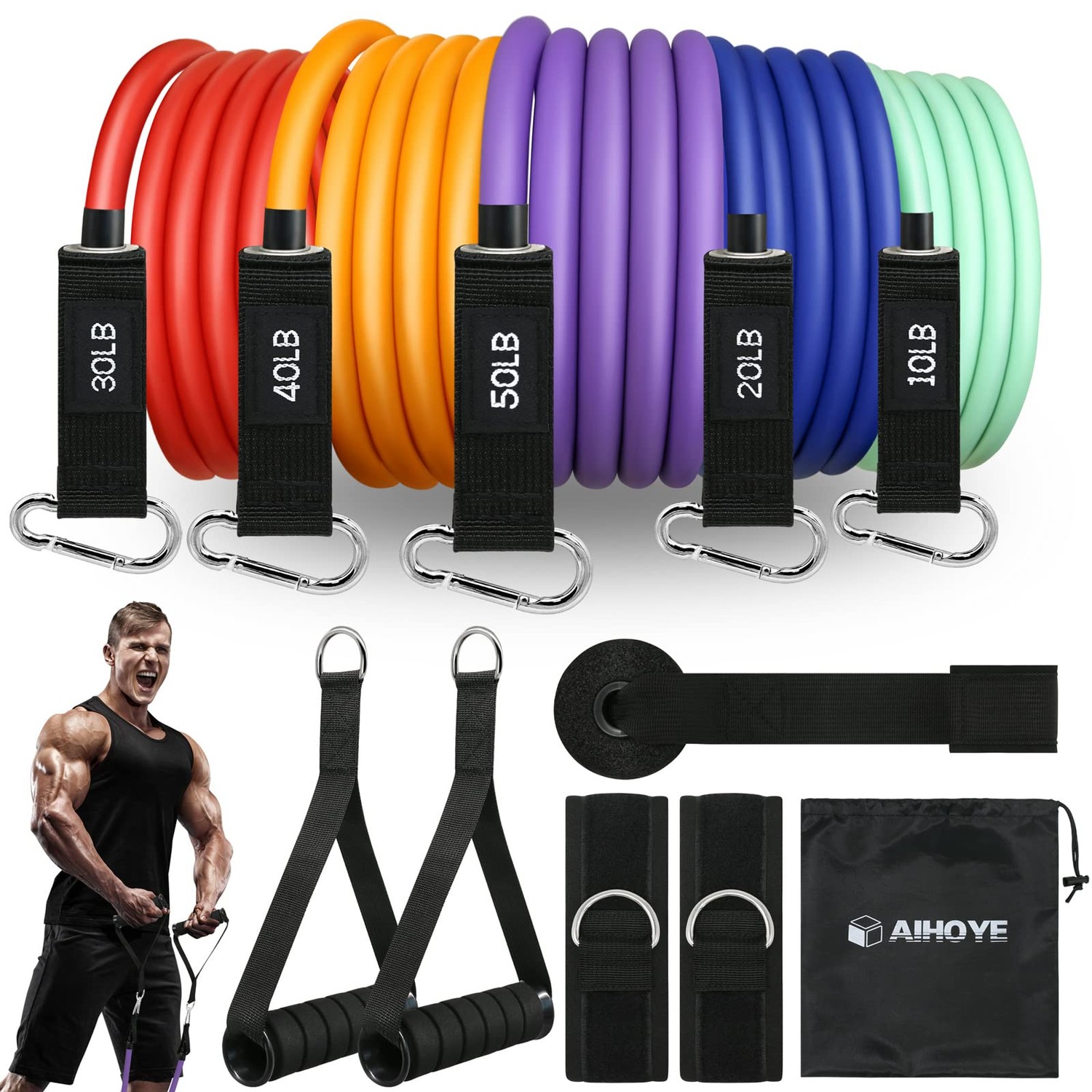 Heavy Resistance Bands for Working Out Exercise Bands Resistance Bands ...