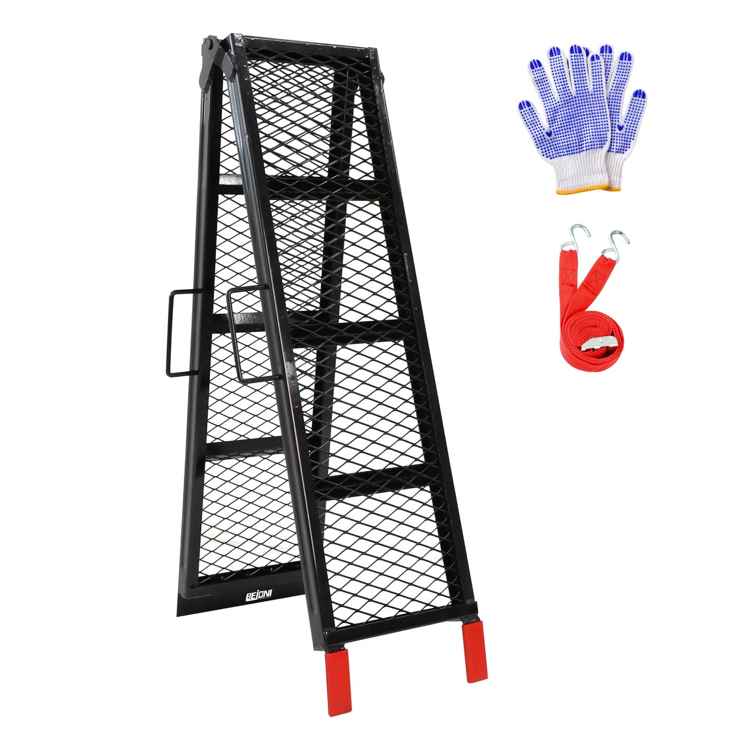 BEJONI Loading Ramp for Pickup Trucks, 80"L x 11"W Steel Folding ...