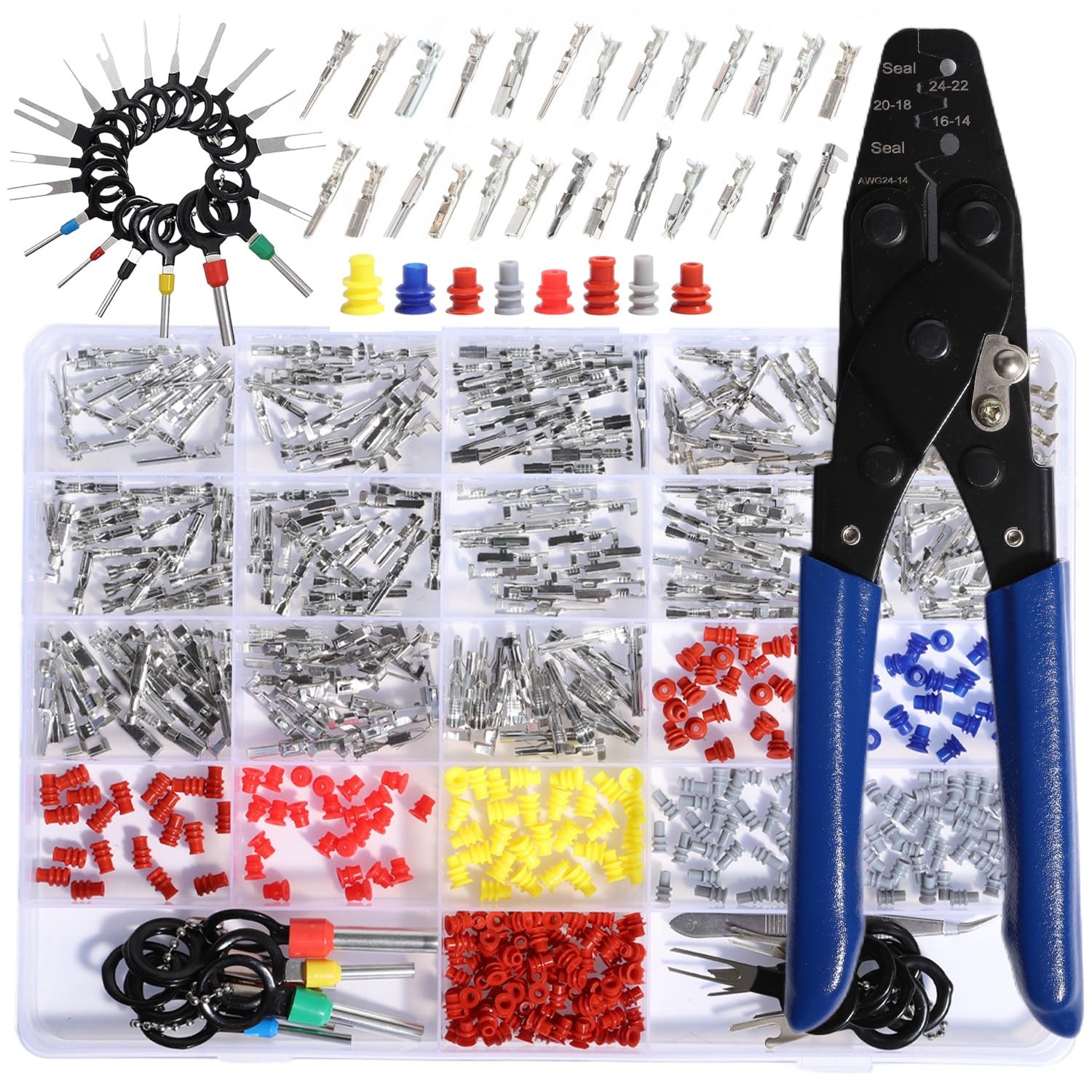 aikoolwer Connector Terminal Pin Wire Harness Automotive Car Electrical ...