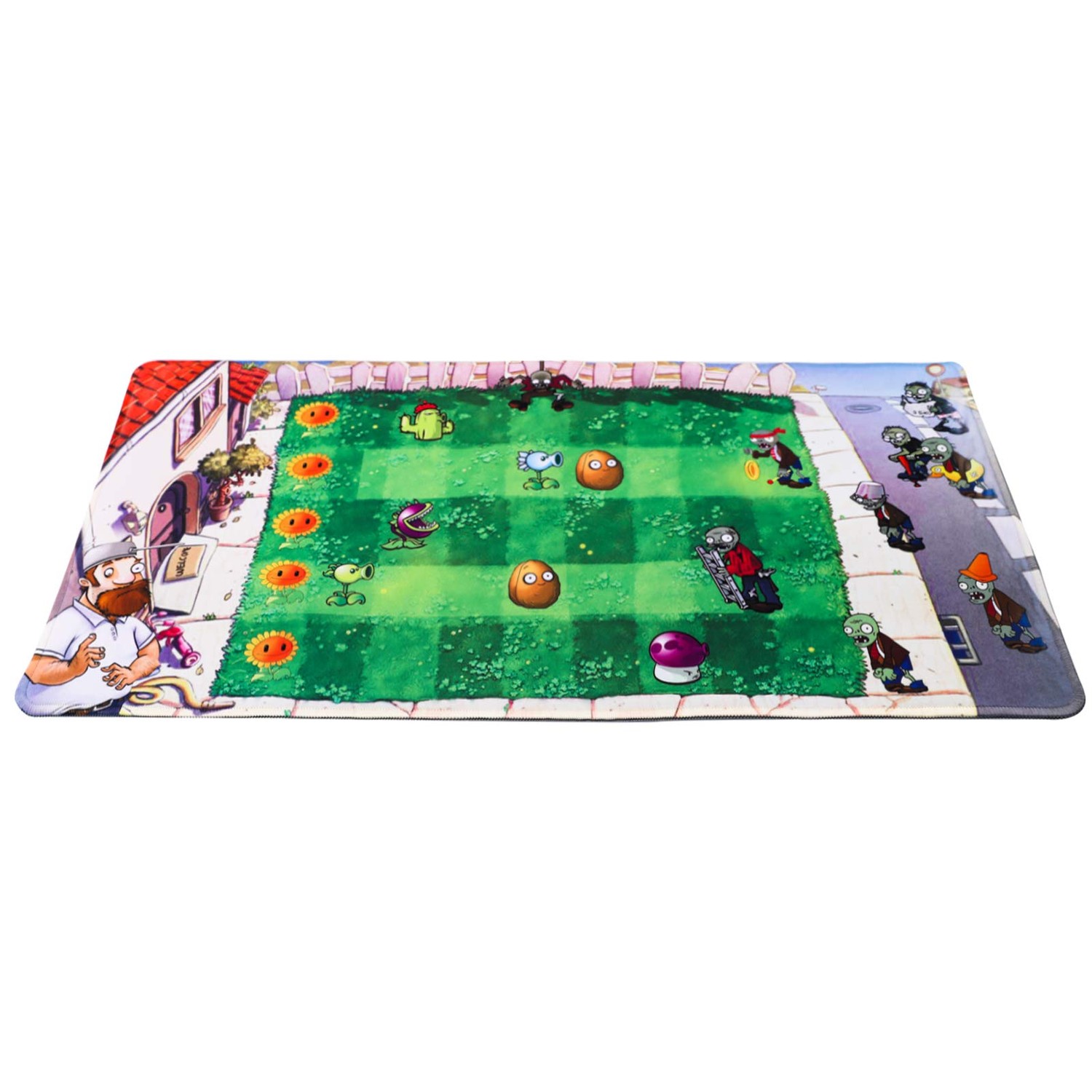 Maikerry Plants VS Zombies Toy PVC Battle Map Can Play With Plush,PVZ ...