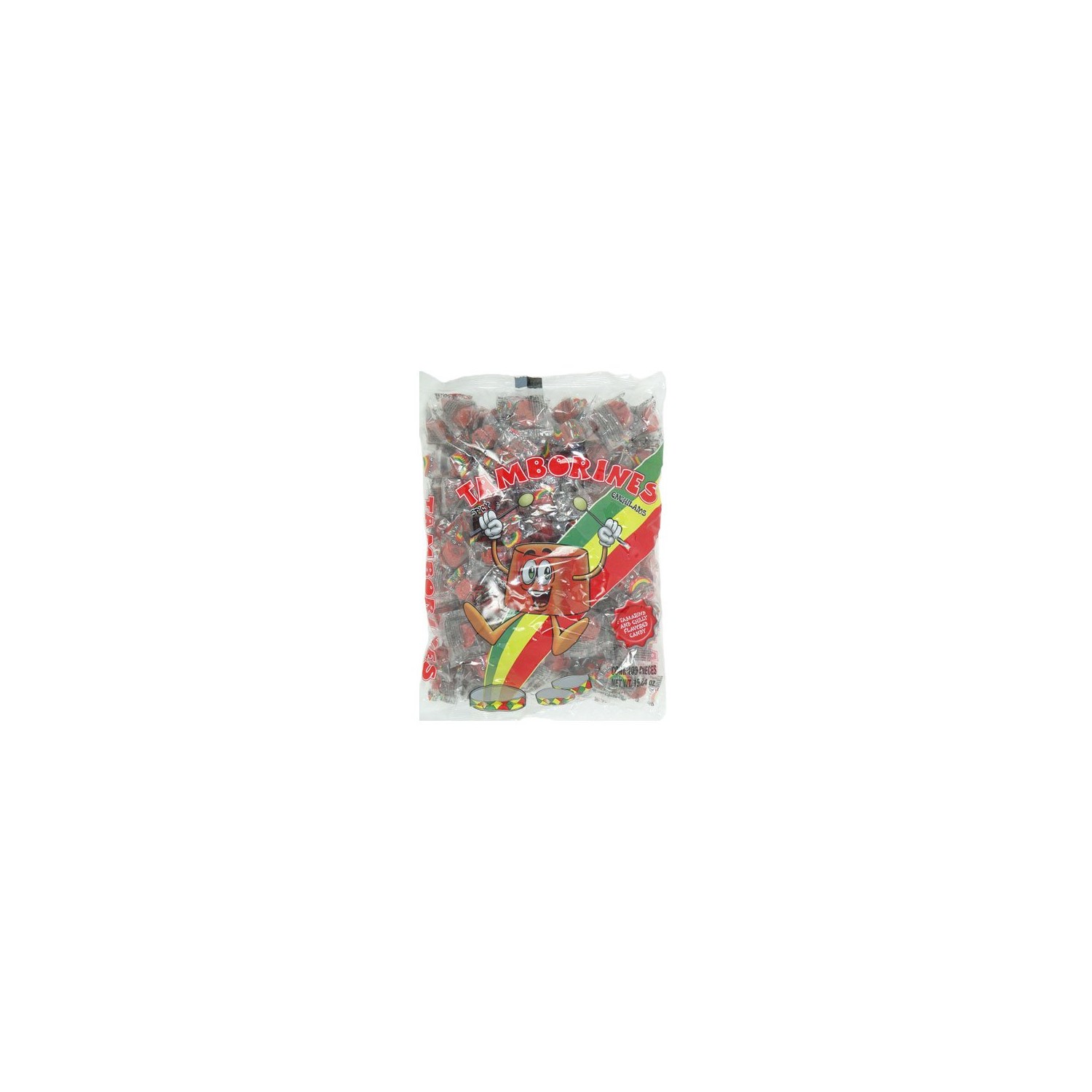 Tamborines Enchilados - Mexicn Hot Candy 100 Pieces 15.85 oz - ibspot.com