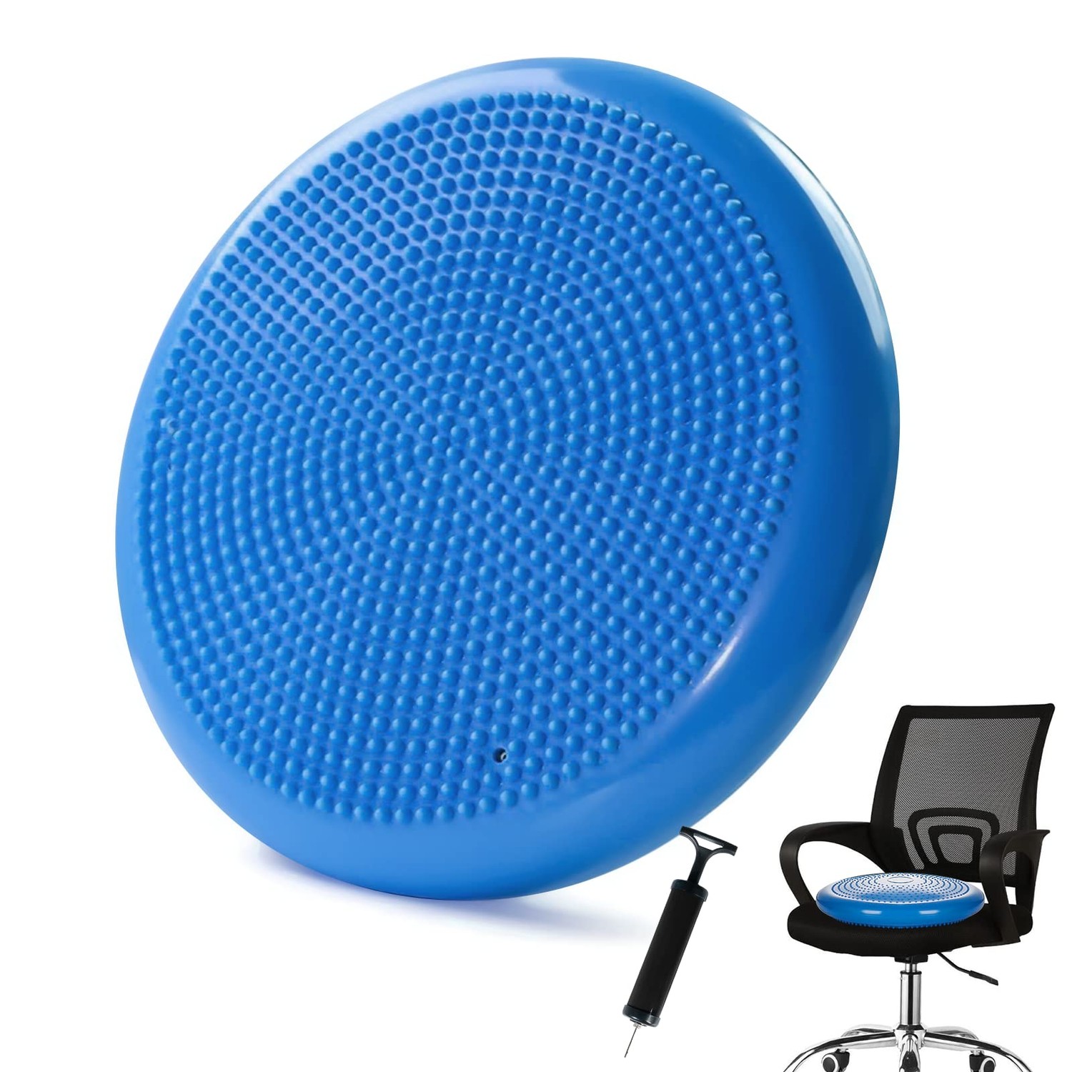 STOROMO Wobble Cushion，Wiggle Seat，Balance Disc Extra Thick ，for Home ...