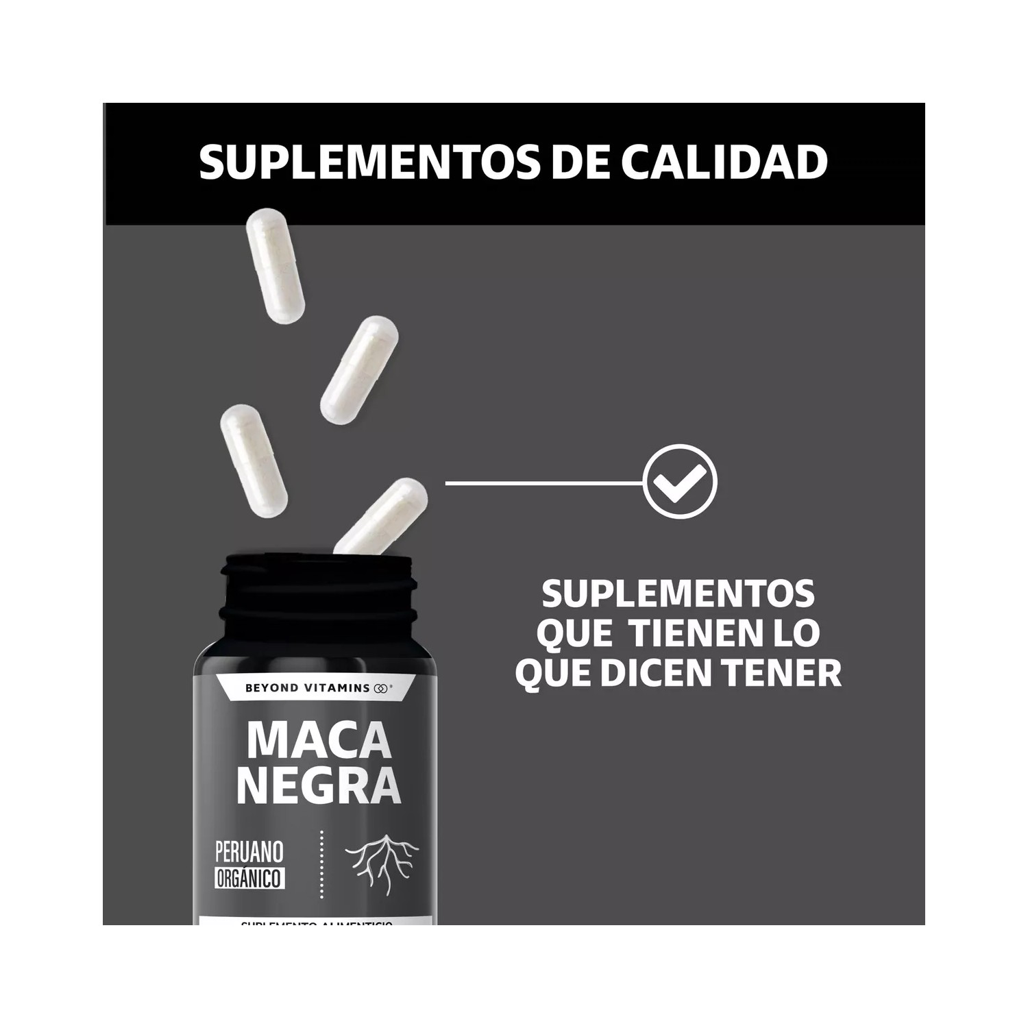 Maca Negra Peruana Orgánica 1000 Mg - Sin Azúcar Suplemento Alimenticio ...
